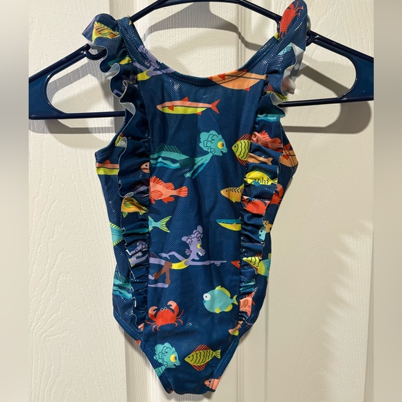 Disney | Swim | Disney Luca Blue Kids Swim One Piece With Ocean ...